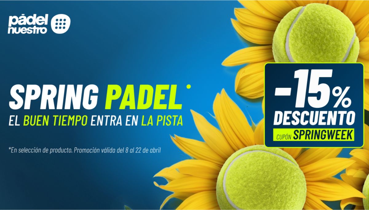 “Spring Padel”: la última campaña de Pādel Nuestro con ofertas