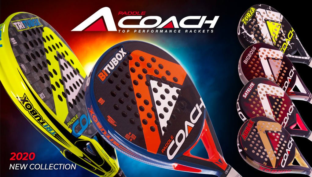 PADDLE COACH regresa y presenta su nueva colección de palas 2020.