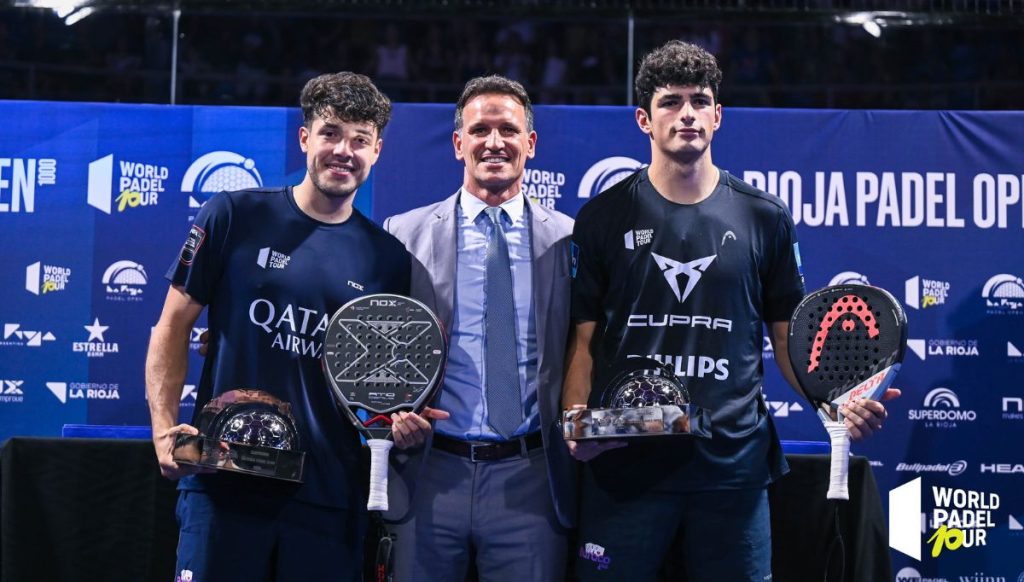 Arturo Coello y Agustín Tapia, ganadores de La Rioja Padel Open