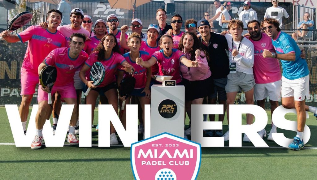 Miami Padel Club gana la primera prueba de la Pro Padel League
