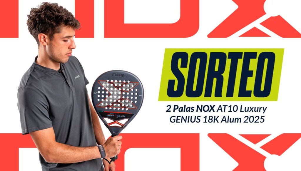 Sorteamos 2 palas de pádel AT10 Luxury GENIUS 18K Alum 2025