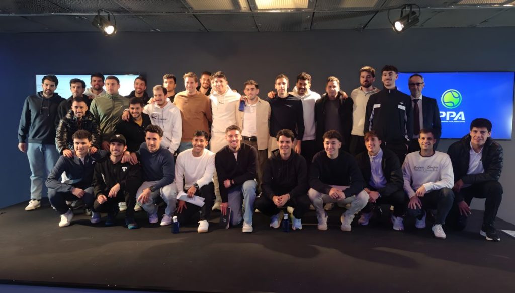 PPA at a press conference: this is the future of padel.