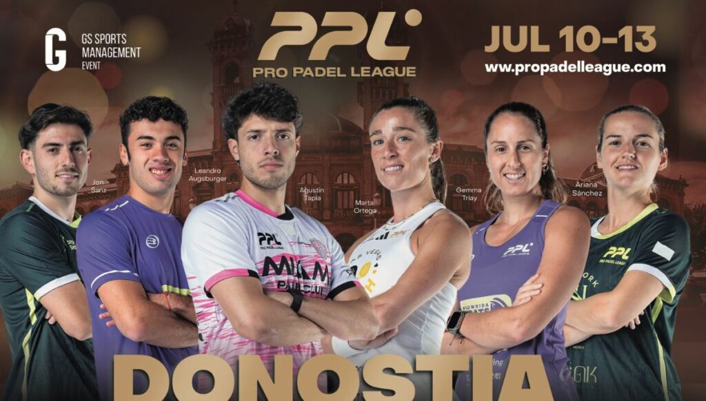 Pro Padel League San Sebastián: Enfrentamientos y streaming