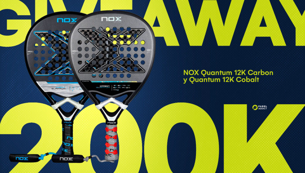 Participate in the giveaway of 2 NOX padel rackets!